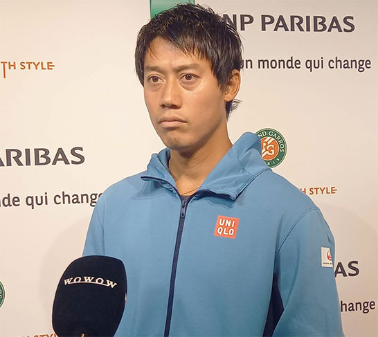 錦織圭 全仏opへ「1回戦突破目指す」()|dメニューニュース(nttドコモ)