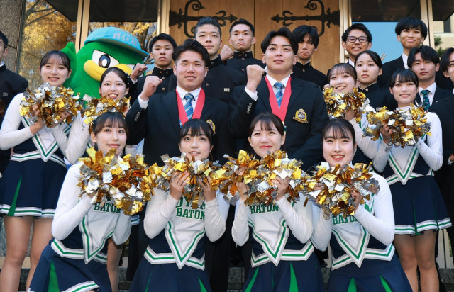 昨日の友は今日の敵？ DeNAのD1位・小田康一郎、視線はもうプロ 青学大、東都＆神宮大会V報告会（サンケイスポーツ）｜dメニューニュース（NTTドコモ）