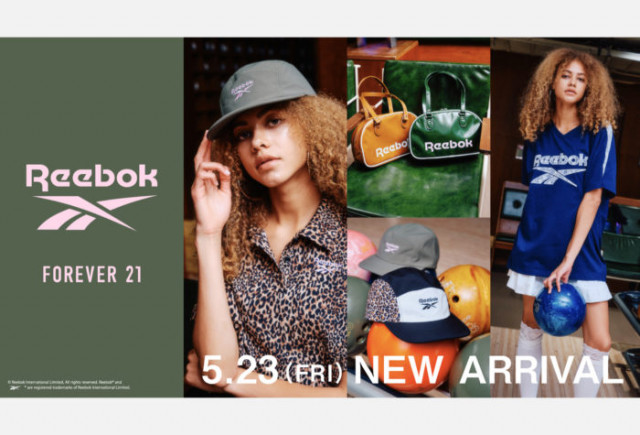 「FOREVER 21」Reebokとのコレクションアイテムを5月23日より発売開始（TORSO JACK）｜dメニューニュース（NTTドコモ）