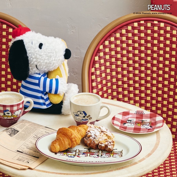 スヌーピーがパリっ子に変身!アフタヌーンティー×peanuts新作はフレンチスタイルのグッズがずらり(walkerplus)|dメニュー
